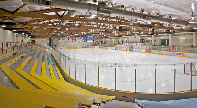 Norma Bush and Father David Bauer Arenas