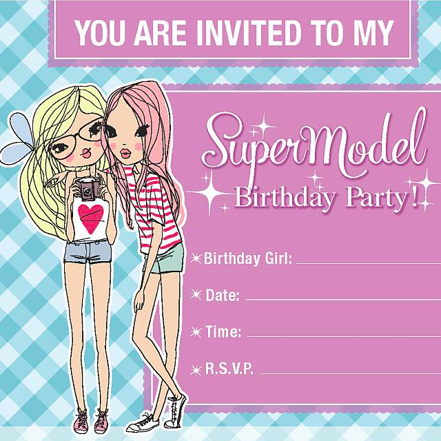 Super Model Birthday Party