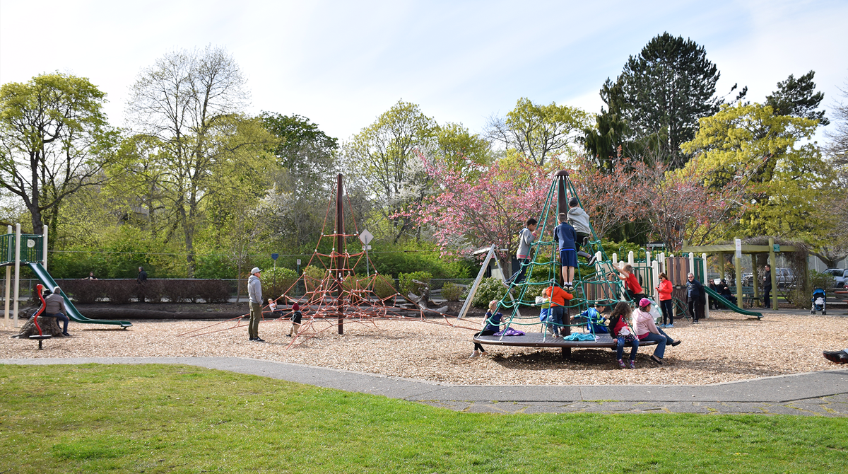 Cook Street Playground by Beacon Hill Park