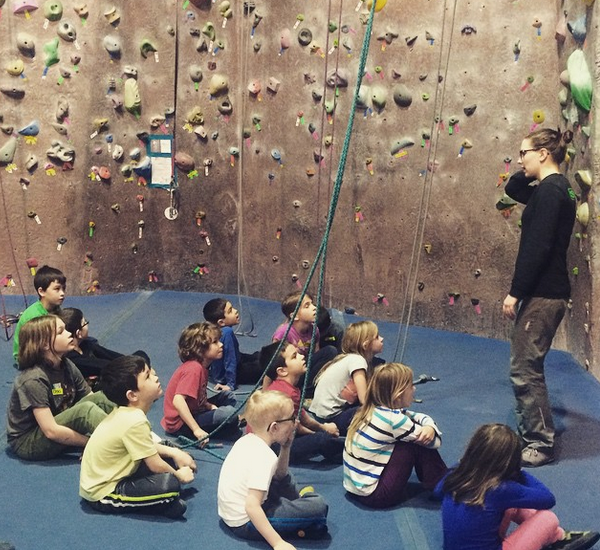 Vertically Inclined Rock Gym