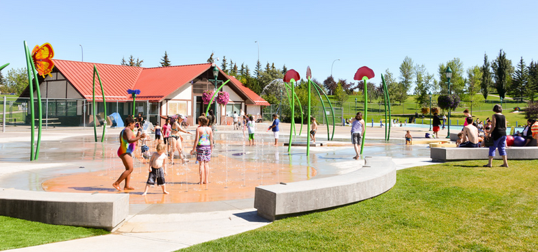 Top 6 Spray Parks in Calgary